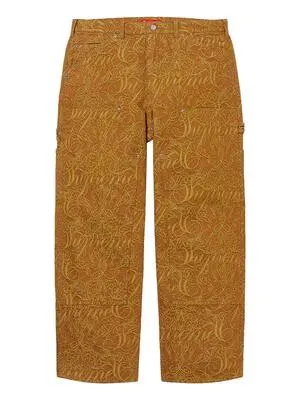 SUPREME Script Jacquard Double Knee Denim Painter Pant