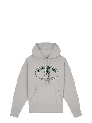BRAIN DEAD X Brooks Brothers California Logo Hoodie - Grey