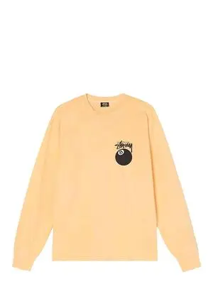 StÜssy 8 Ball Pigment Dyed Long-sleeve Tee - Tan