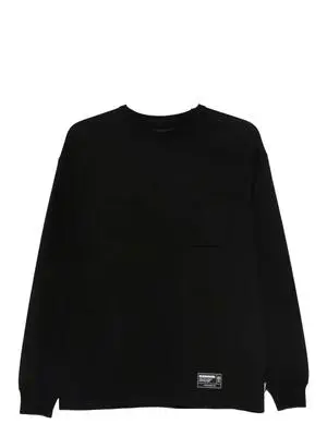 NEIGHBORHOOD Logo-patch Long Sleeve T-shirt - Black