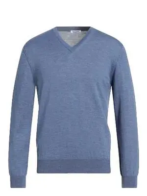 GIOFERRARI Sweater Slate Merino Wool - Blue