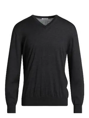 GIOFERRARI GIOFERRARI Merino Wool V-Neck Sweater Lead