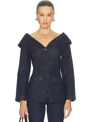 ALIGNE Denim Blazer - Indigo