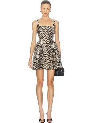 Astr The Label Claudie Dress - Leopard Print
