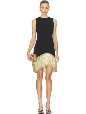 SIMONMILLER Bowie Fringe Mini Dress - Black