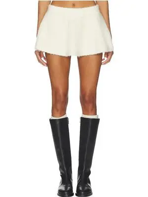 GUIZIO Viv Mini Skirt - Ivory