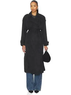 ALLSAINTS Linnie Trenchcoat - Black