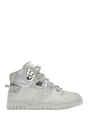 Acne Studios 08sthlm High Glitterin Sneakers - Silver