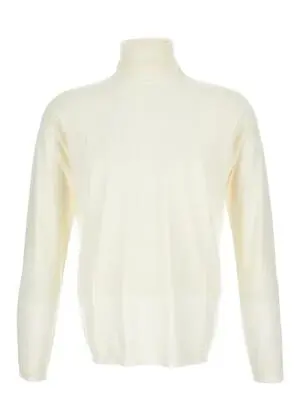 GOES BOTANICAL Extrafine Merino Wool Turtleneck Sweater - Beige