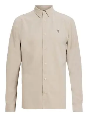 ALLSAINTS Birchwood Corduroy Shirt - Grey
