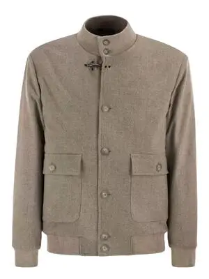 FAY Wool Shirt Jacket - Neutrals
