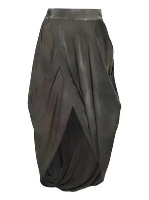UMA WANG Asymmetric Skirt - Grey