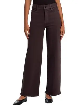 FRAME Le Pixie High-rise Slim Palazzo Jeans - Truffle Coated