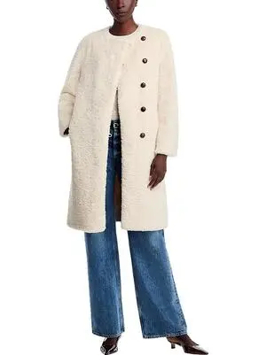 Kobi Halperin Faux Fur Sami Coat - Ivory
