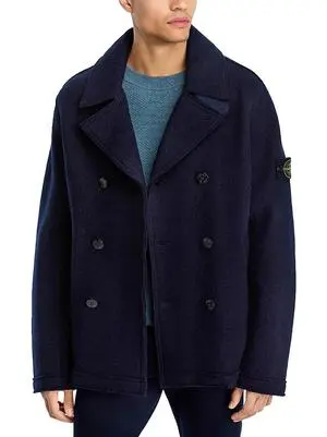 Stone Island Peacoat Cardigan - Navy Blue