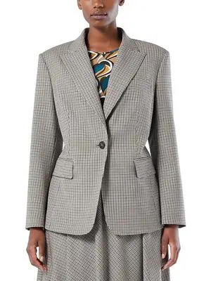 Marina Rinaldi Caliga Wool Blazer - Camel