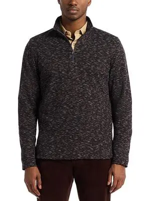 Robert Graham Matson Quarter Zip Sweater - Black