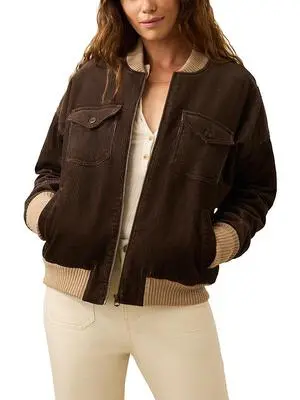 Faherty Brand Heritage Cord Jacket - Chocolate