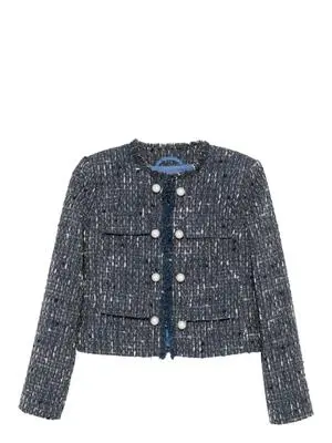 LIU JO Jacket With Fringed Trim