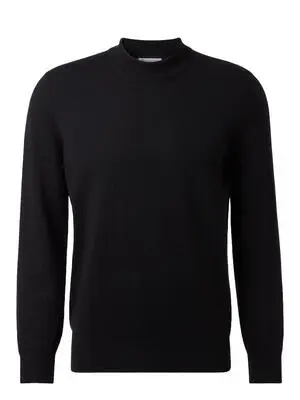 Brunello Cucinelli Cashmere Mockneck Sweater - Black