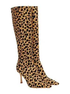 JIMMY CHOO Gloria 85 Knee-high Boots - Beige
