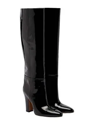 Paris Texas Lavinia 100 Patent Leather Knee-high Boots - Black