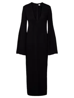 TOTEME Cady Maxi Dress - Black