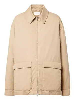 THE ROW Aurelius Cotton And Cashmere Jacket - Beige