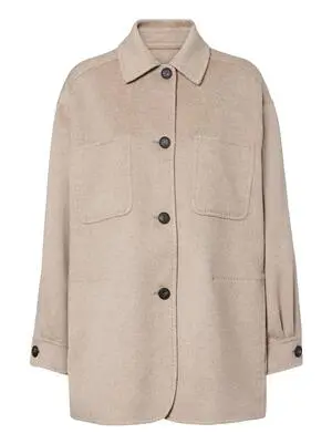 Max Mara Panno Cashmere Jacket - Beige