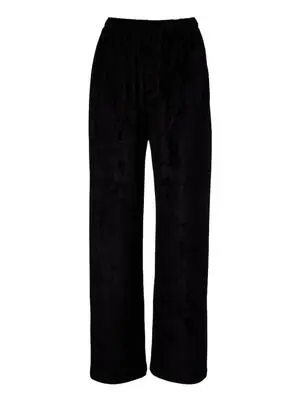 Balenciaga High-rise Wide-leg Pants - Black