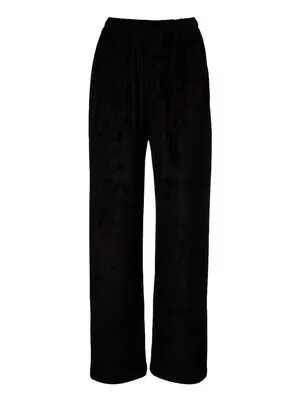 Balenciaga High-rise Wide-leg Trousers - Black