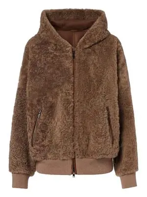 Brunello Cucinelli Shearling And Cashmere Jacket - Brown