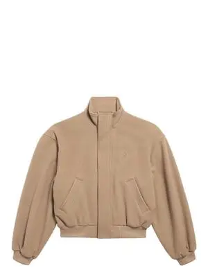 Balenciaga Brushed Wool Blouson - Brown