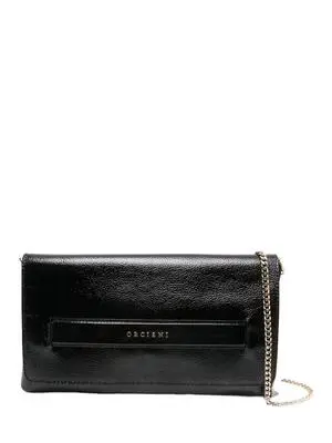 ORTIGNI Leather Clutch - Black