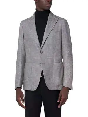 Tagliatore Montecarlo Single-breasted Blazer - Grey