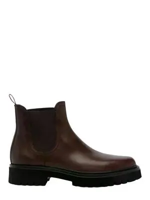 Bally Leather Chelsea Boots - Brown
