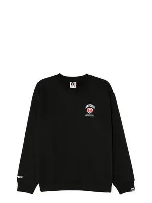 AAPE BY *A BATHING APE® Logo-patched Sweatshirt - Black