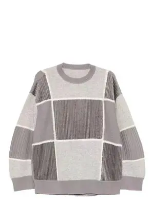 CROQUIS Patchwork Jumper - Grey