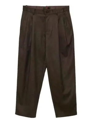 CROQUIS Tapered Trousers Brown