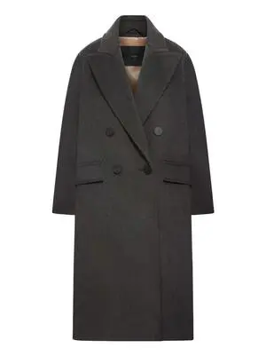 Max Mara Angus Double-breasted Coat - Grey