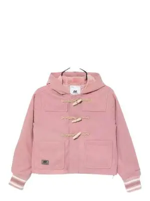 CHOCOOLATE Logo-patch Cropped Jacket - Pink