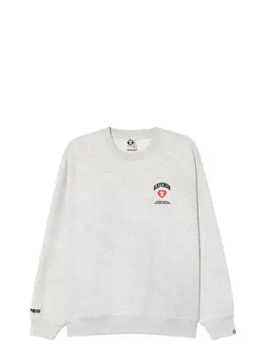 AAPE BY *A BATHING APE® Logo Patched Sweatshirt - Grey