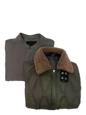 CROQUIS Loose Goose Down Jacket - Green