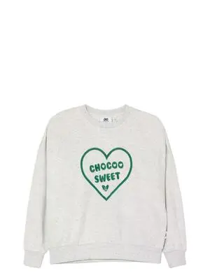 CHOCOOLATE Logo-embroidered Crewneck Sweatshirt - Grey