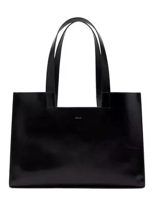 Bally Leather Tote Bag - Black