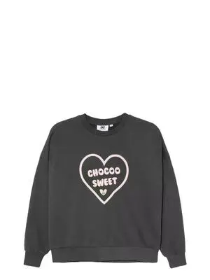 CHOCOOLATE Logo-embroidered Sweatshirt - Grey