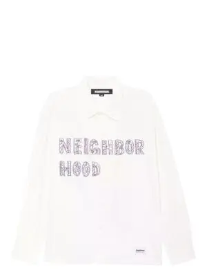 NEIGHBORHOOD Logo-embroidered Shirt - White