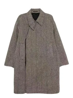 CROQUIS Herringbone Coat - Neutrals