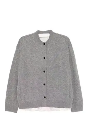 LESS Mid-length Cardigan - Grey