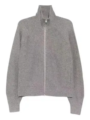 CROQUIS Turtle-neck Cardigan - Grey